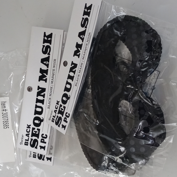 Darice | Holiday | Lot Of 6 Darice Black Sequin Party Masks | Poshmark